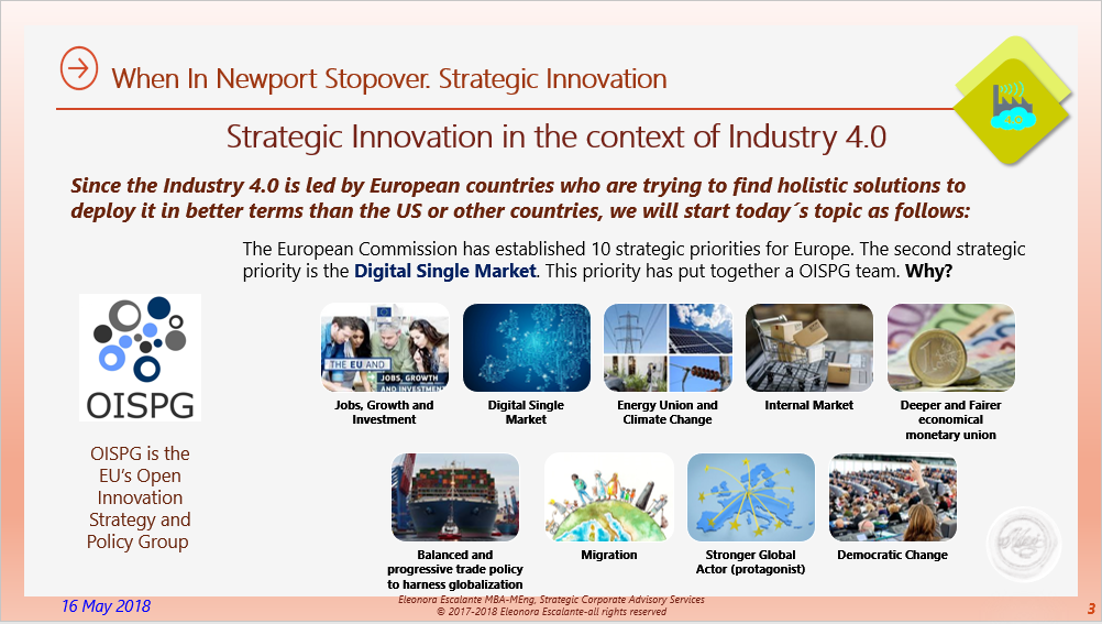 When in Newport (IV). Strategic Innovation in the context of Industry 4 ...