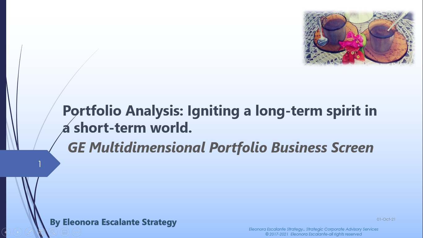 Portfolio Analysis: Igniting a long-term spirit in a short-term world ...