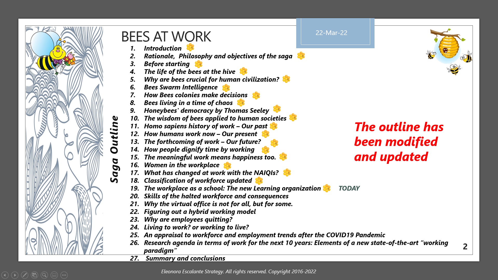 Bees At Work Xxii Workplace As A School The New Learning