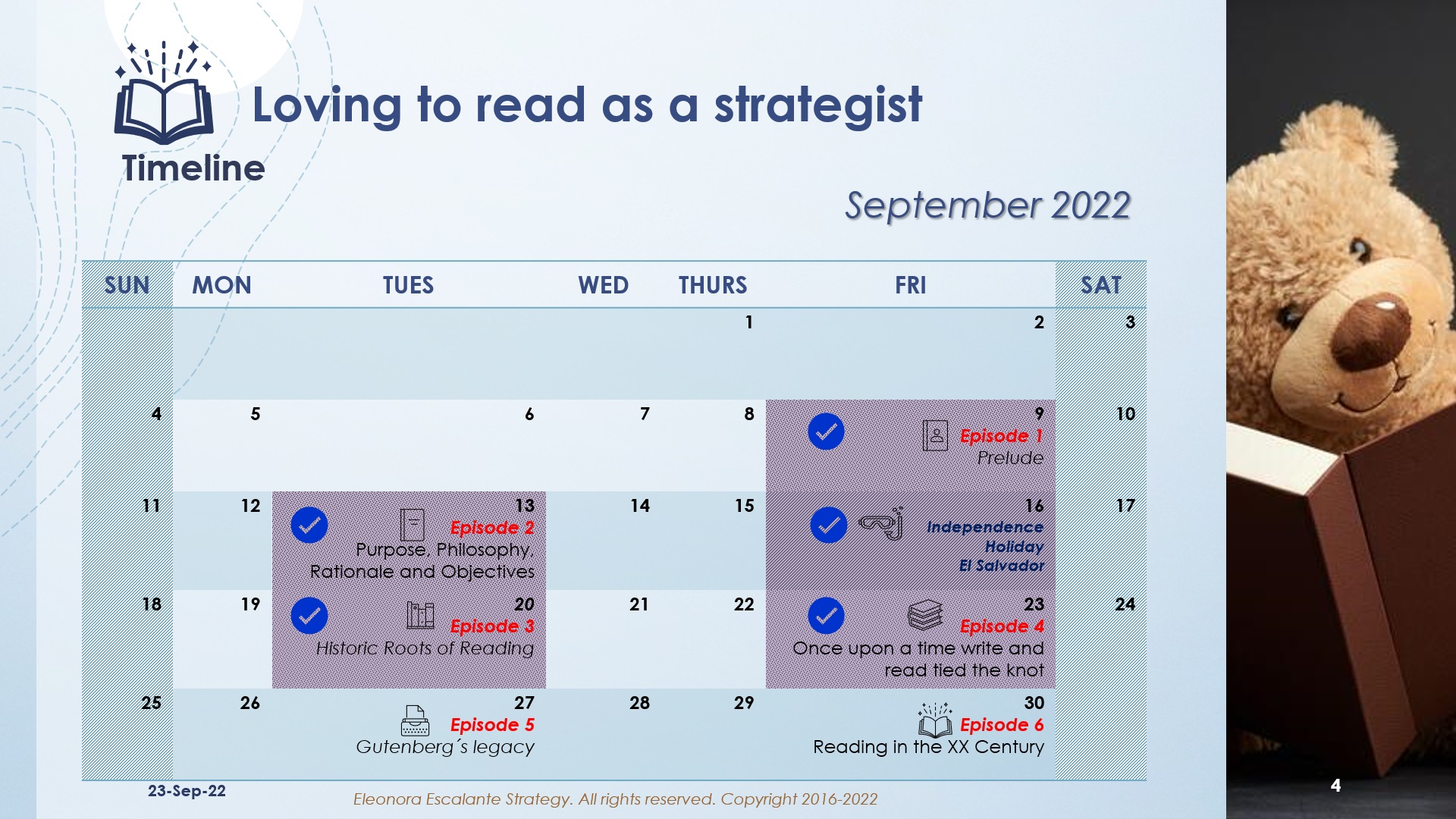 “Loving to read as a strategist”. Episode 4. Once upon a time, writing ...