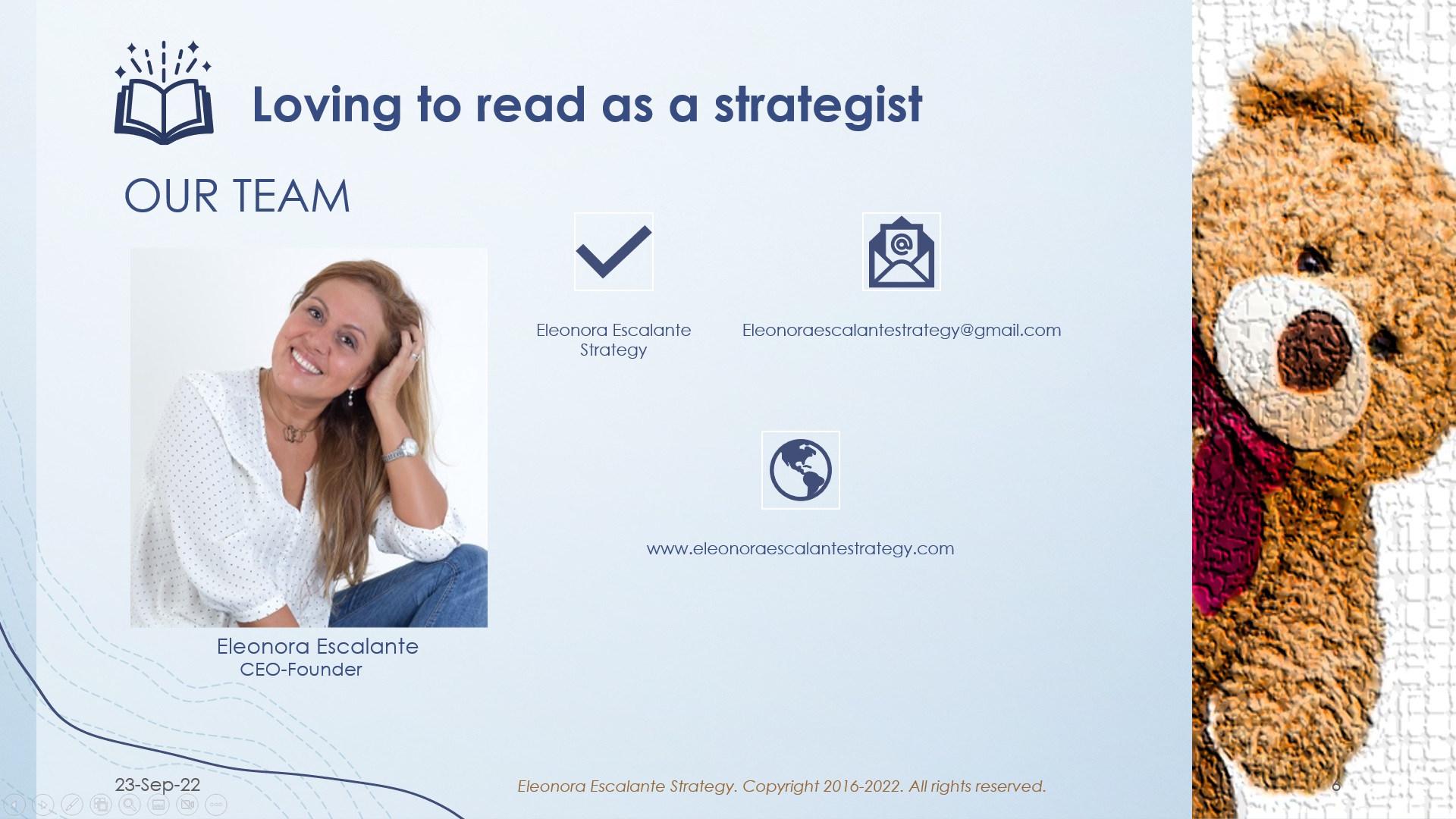“Loving to read as a strategist”. Episode 4. Once upon a time, writing ...
