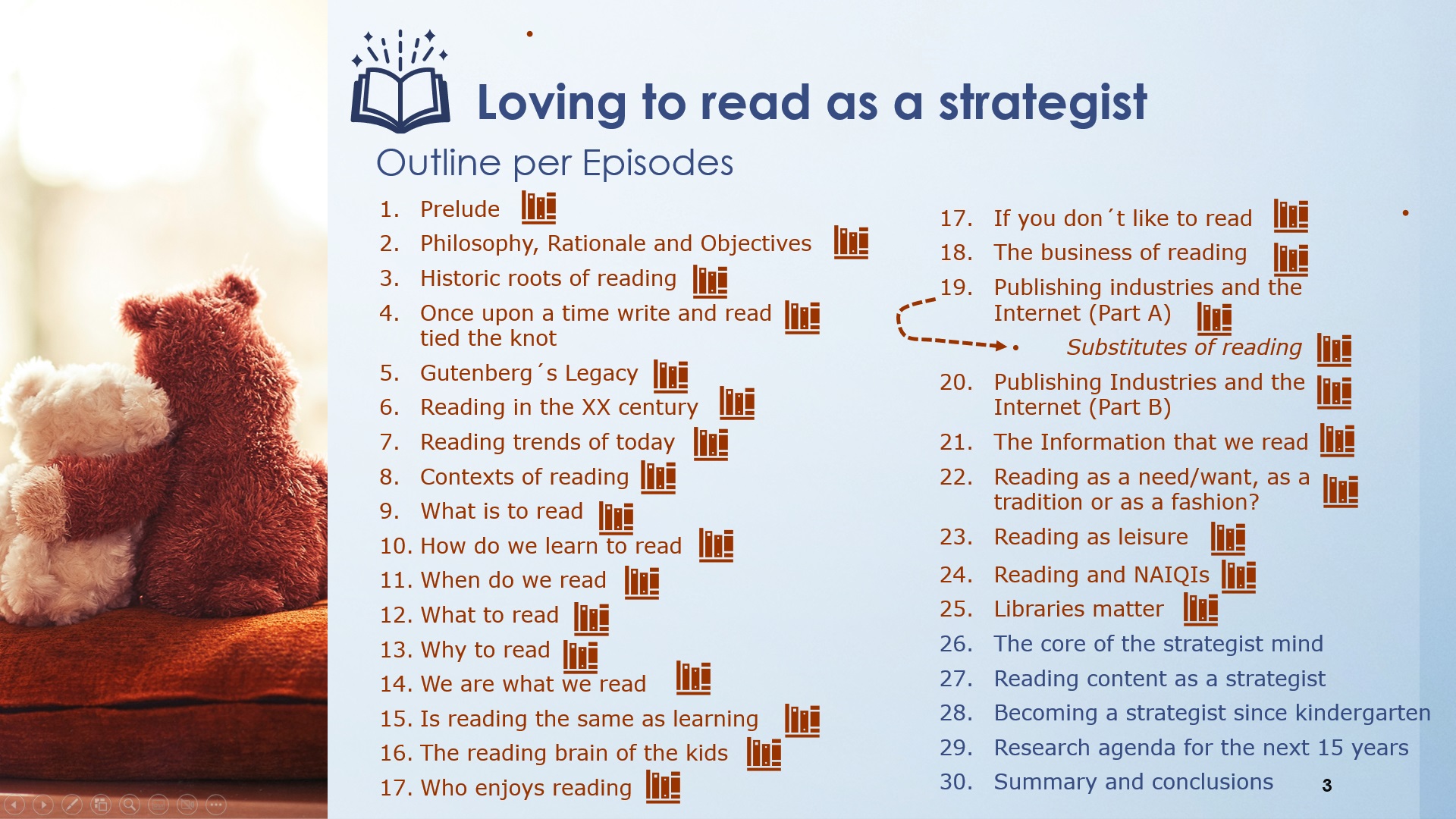 “Loving to read as a strategist”. Episode 25. Libraries matter ...