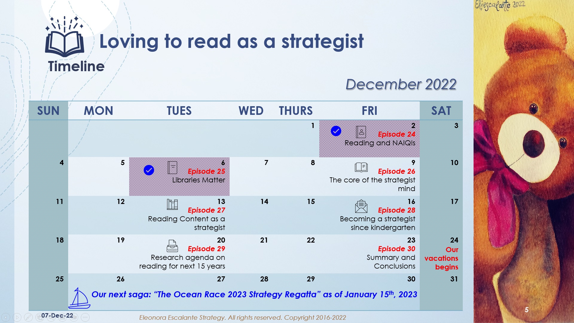 “Loving to read as a strategist”. Episode 25. Libraries matter ...