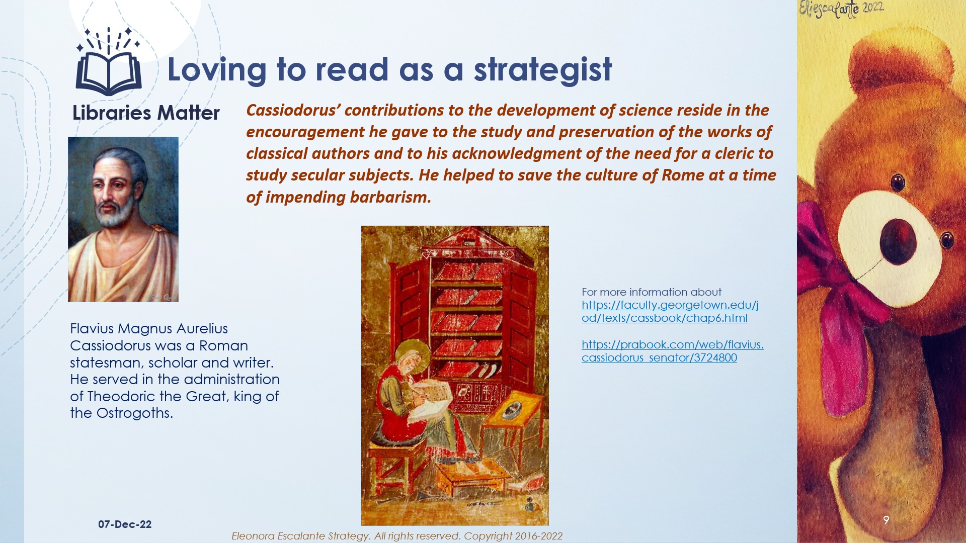 “Loving to read as a strategist”. Episode 25. Libraries matter ...