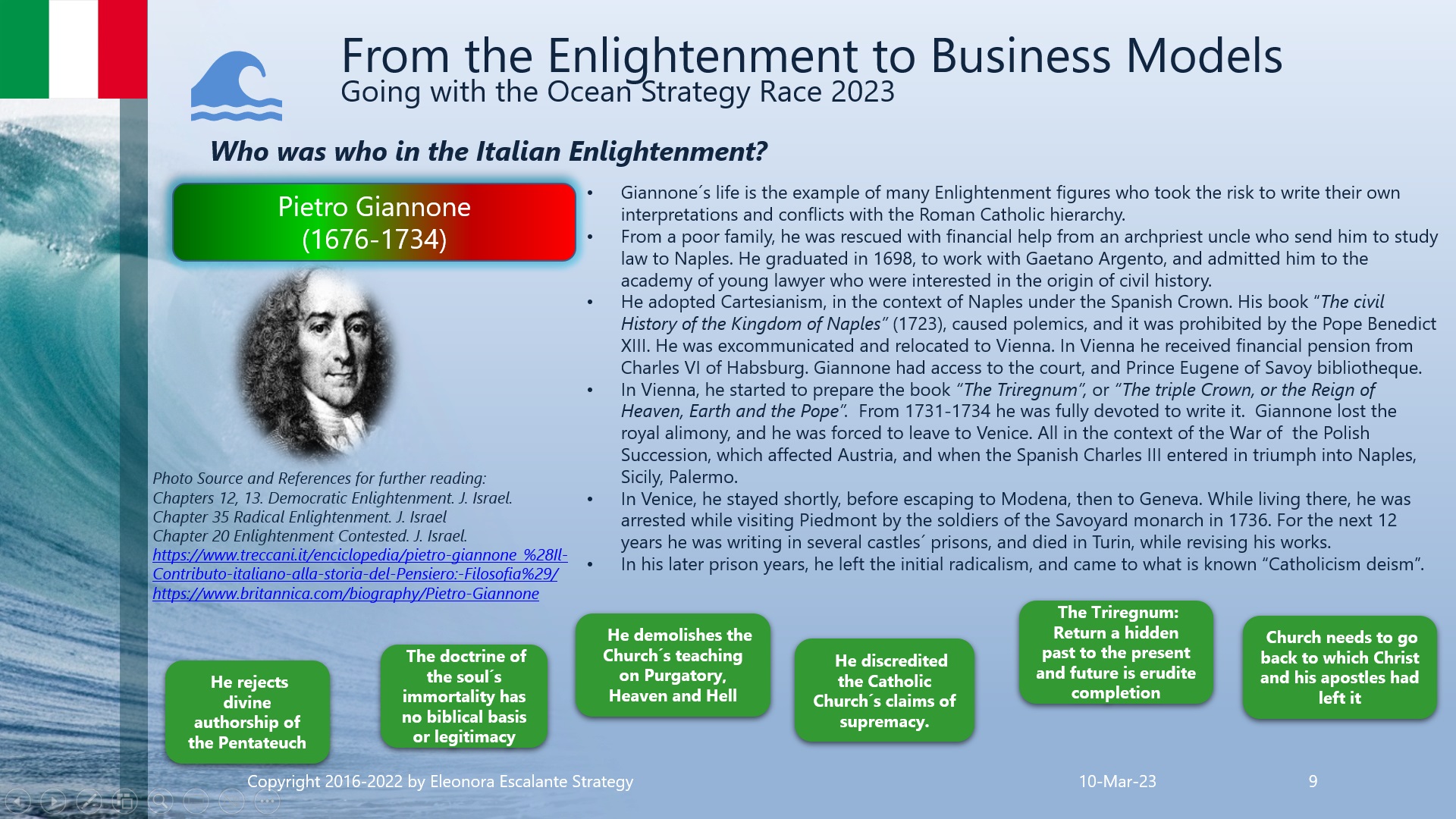 From the Enlightenment to Business Models. Episode 7A. Who moved the ...