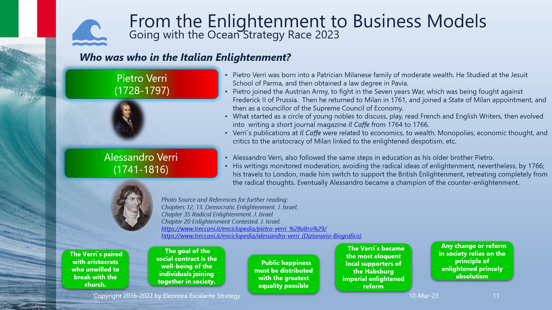 From the Enlightenment to Business Models. Episode 7A. Who moved the ...