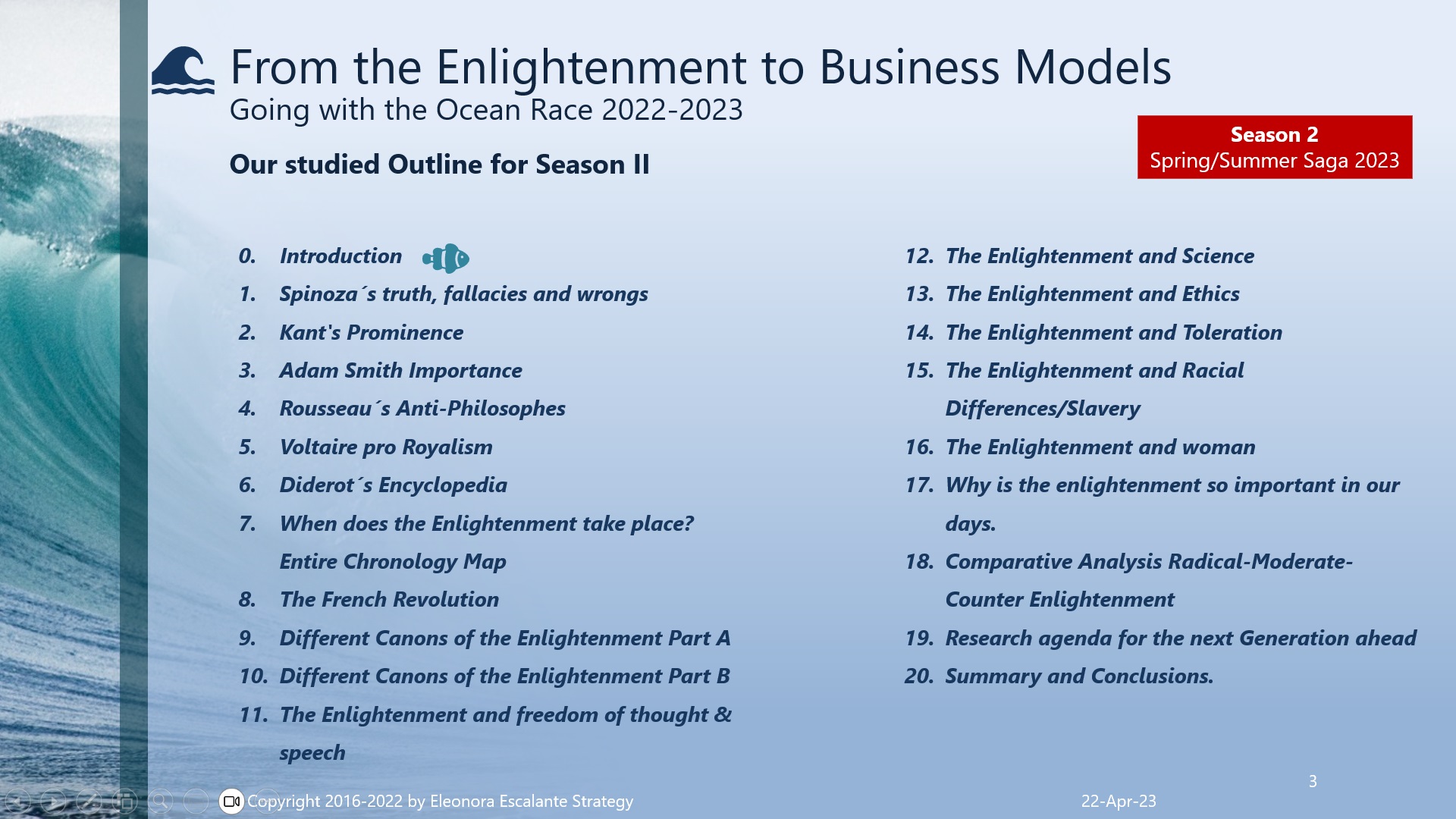 From the Enlightenment to Business Models. Season 2. Episode 0 ...