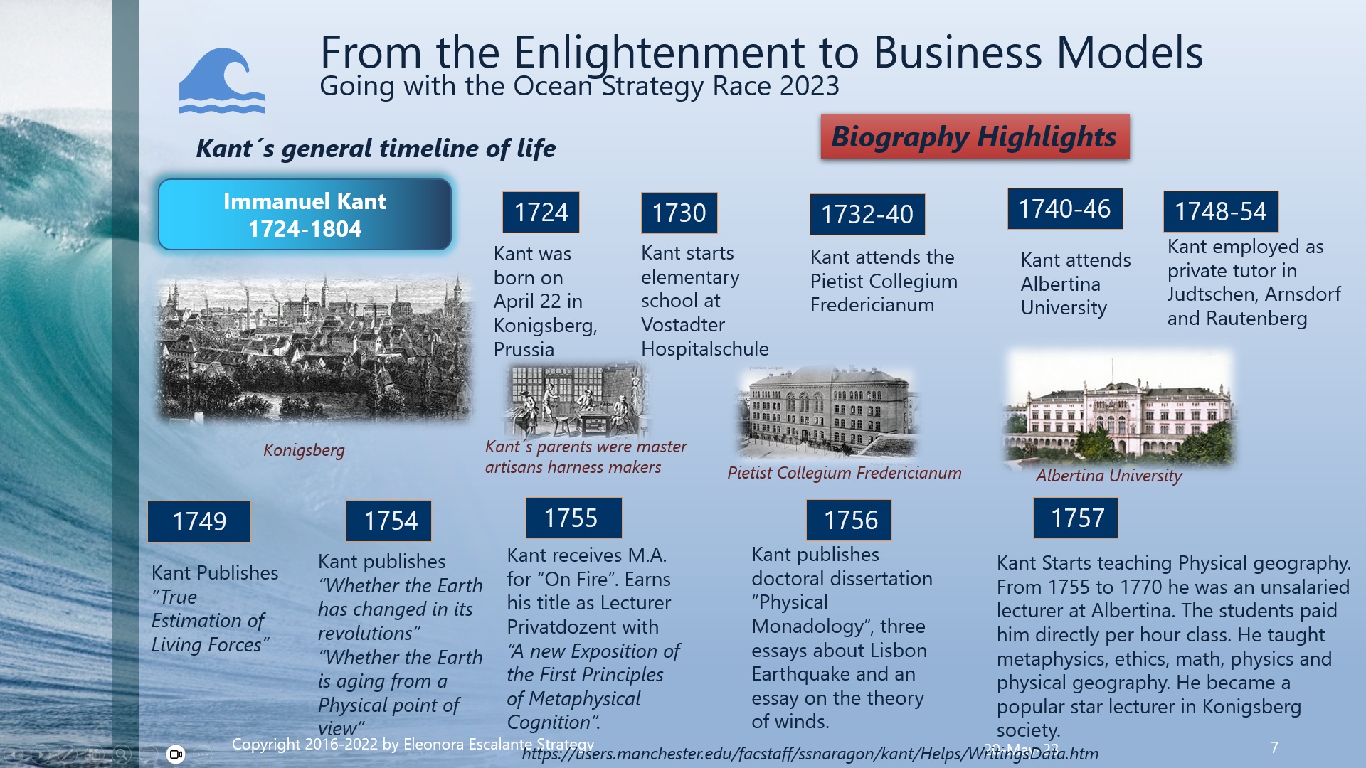 From the Enlightenment to Business Models. Season II. Episode 2. Kant´s ...