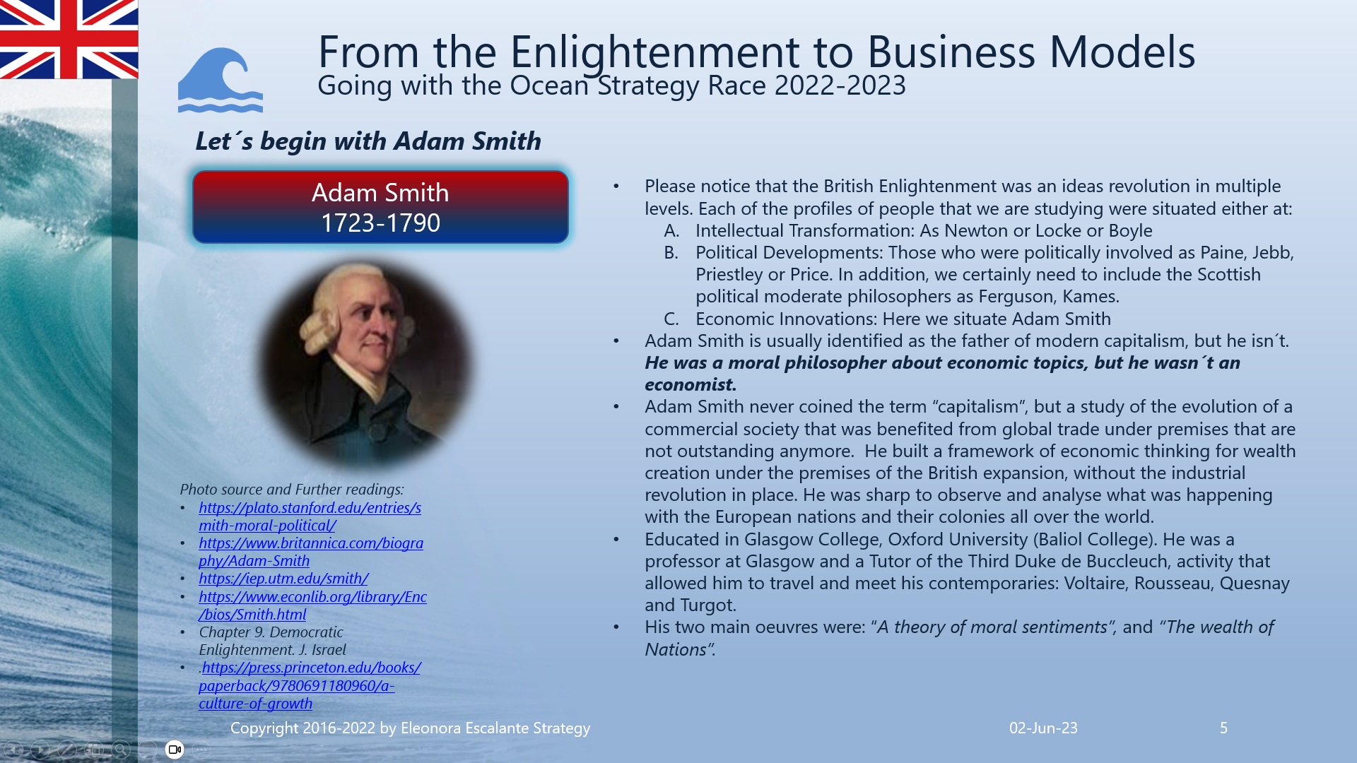 From the Enlightenment to Business Models. Season II. Episode 4a. Adam ...