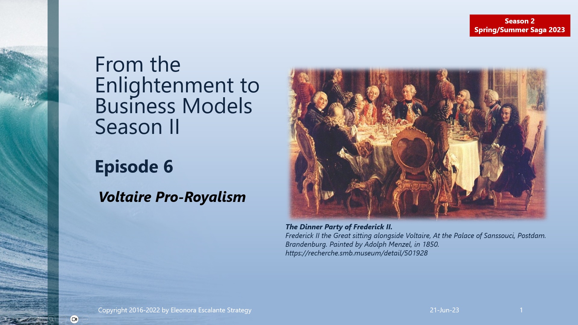 From the Enlightenment to Business Models. Season II. Episode 6 ...