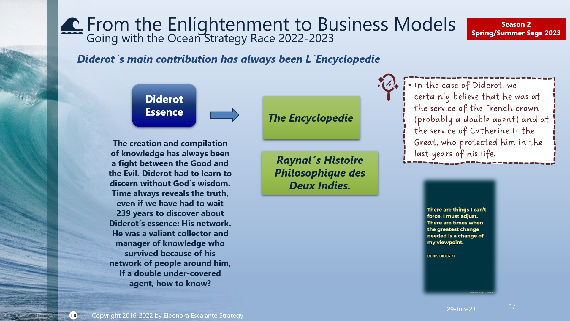 From the Enlightenment to Business Models. Season II. Episode 7 ...