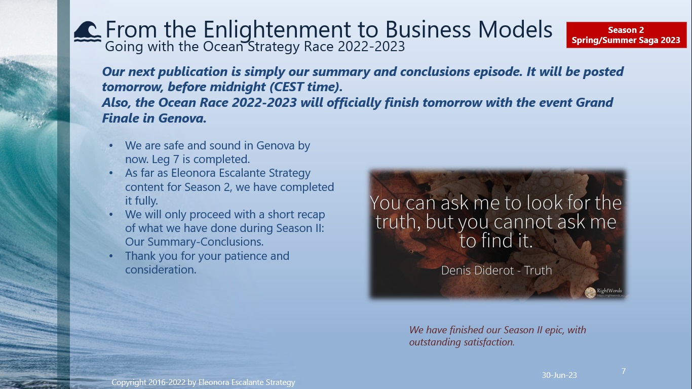 From the Enlightenment to Business Models. Season II. Episode 8 ...
