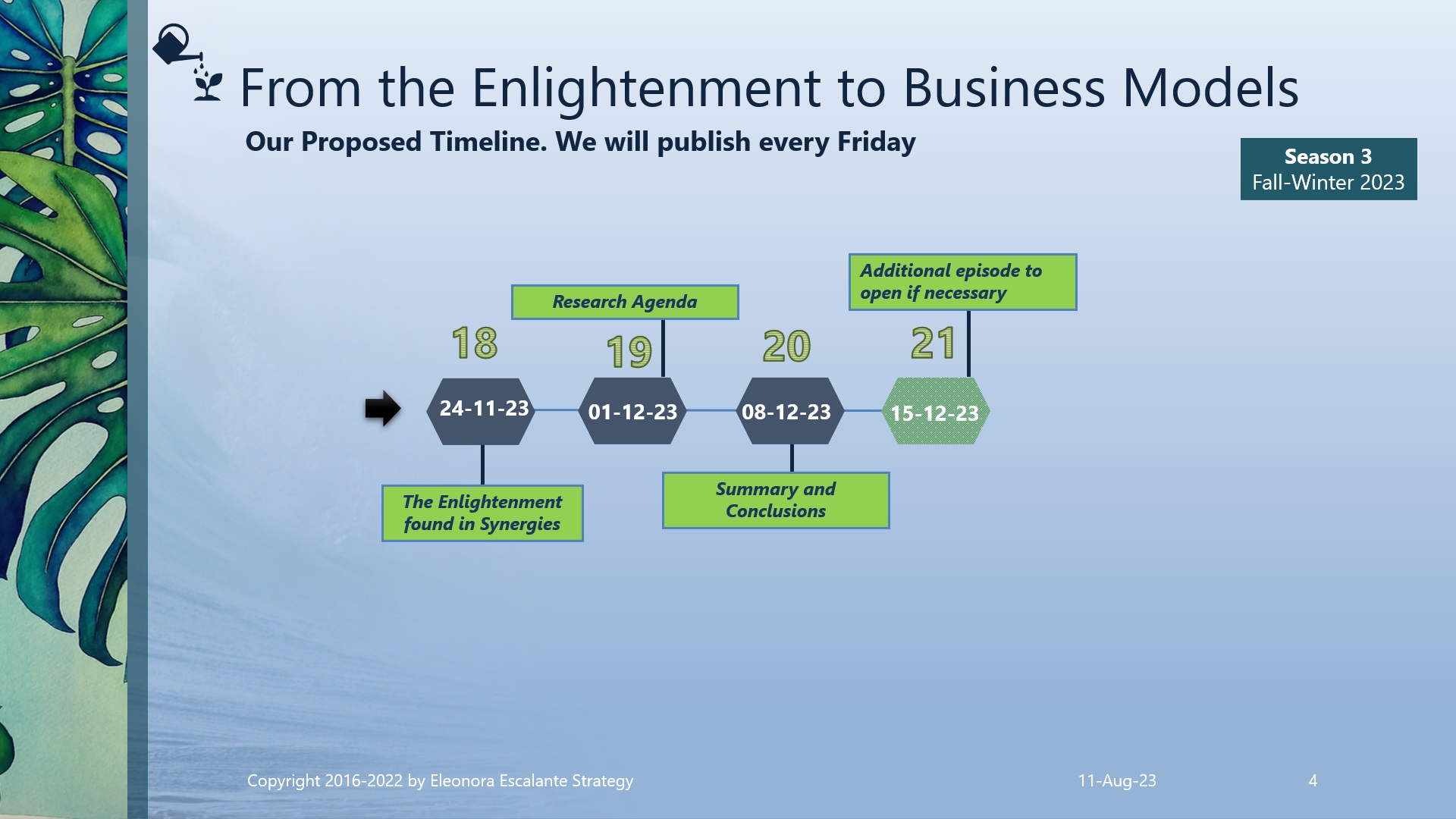 From the Enlightenment to Business Models. Season III. Episode 4 ...