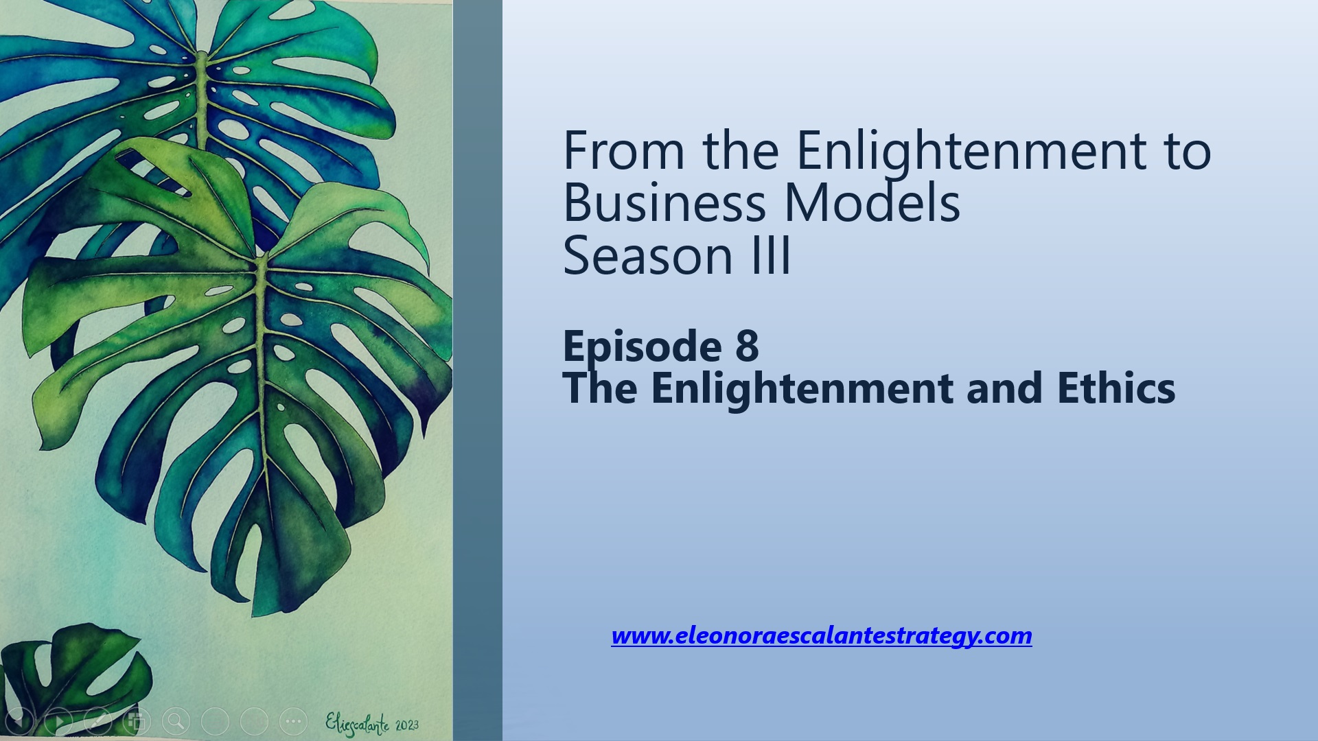 From the Enlightenment to Business Models. Season III. Episode 8 ...