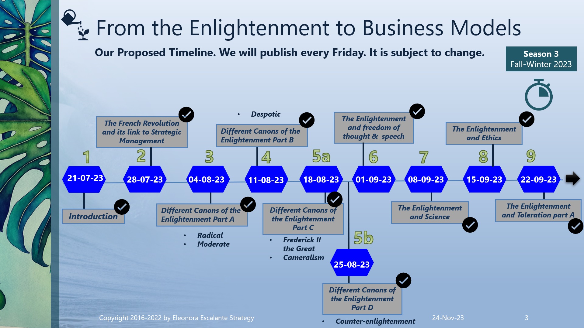 From the Enlightenment to Business Models. Season III. Episode 17. The ...
