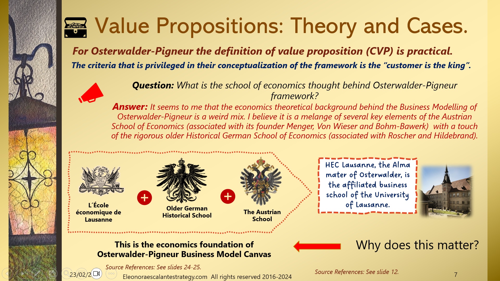Value propositions: Theory and Cases. Episode 5. The economic ...