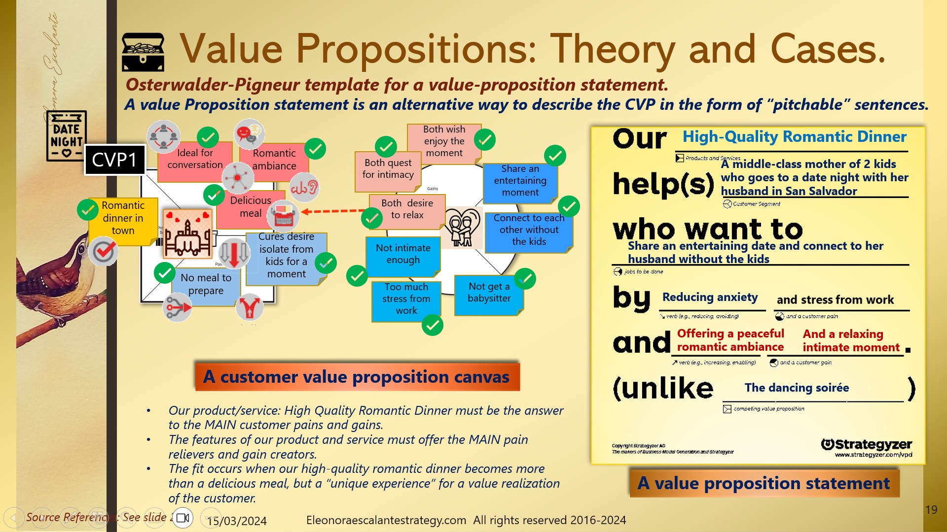 Value propositions: Theory and Cases. Episode 8. Fit between the ...