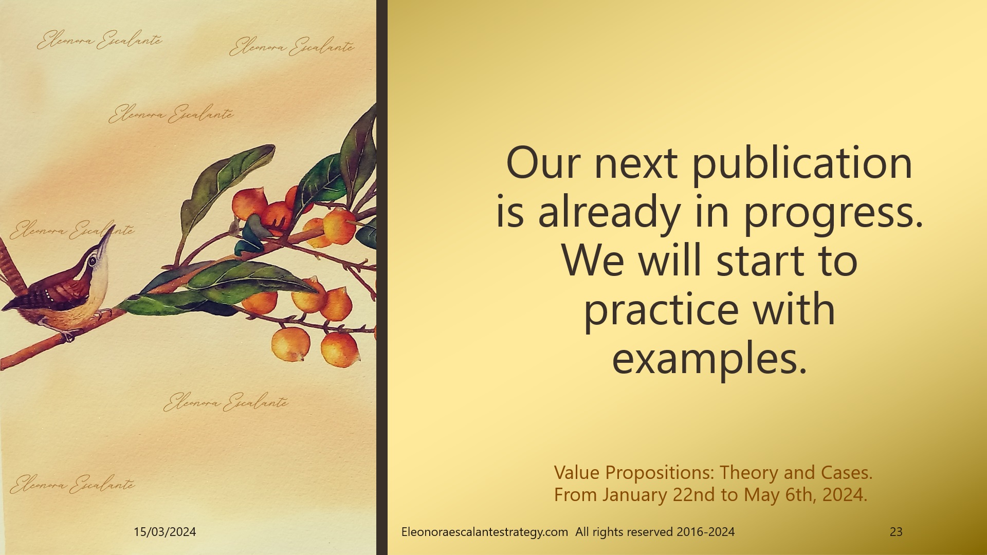 Value propositions: Theory and Cases. Episode 8. Fit between the ...
