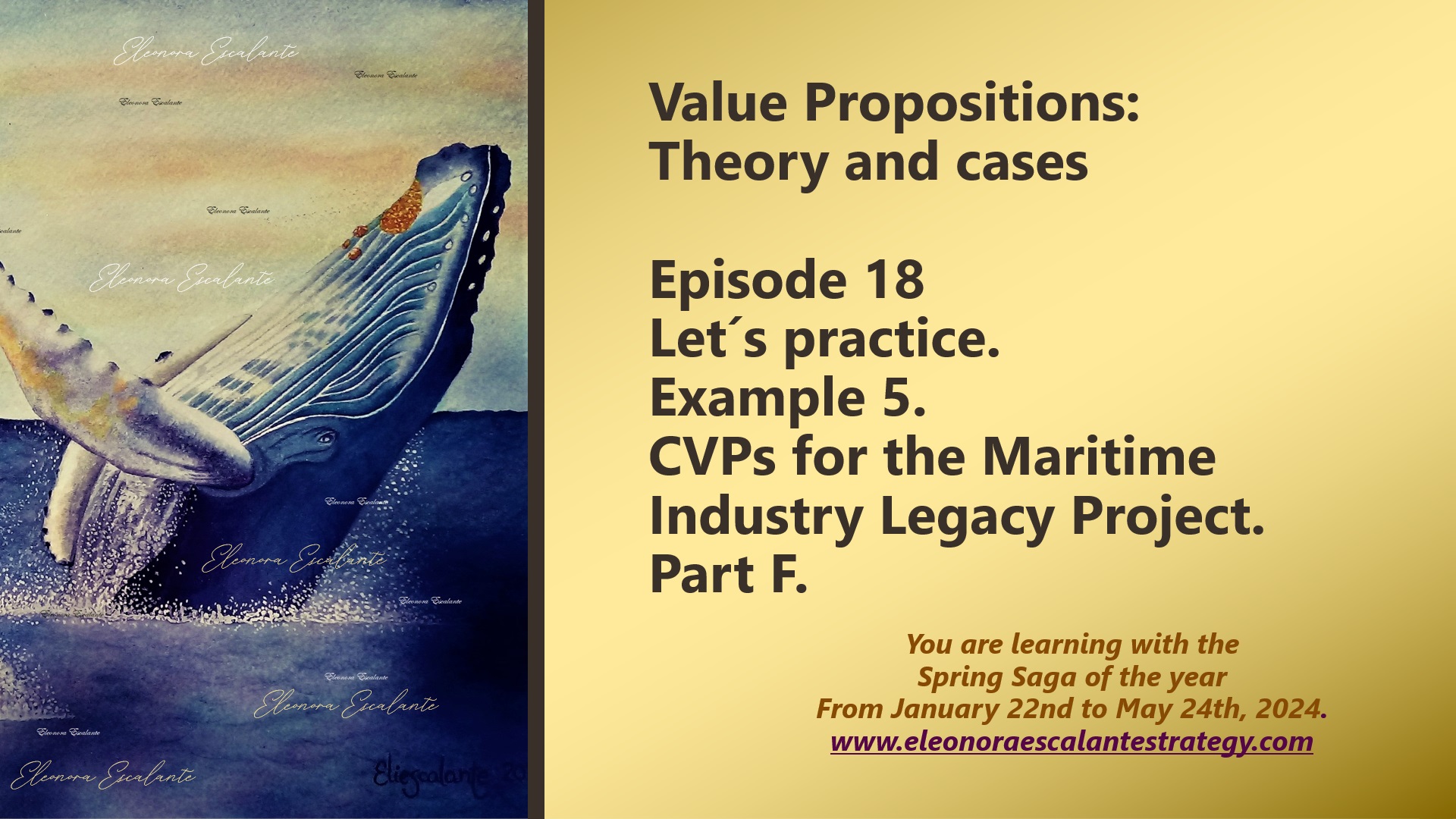 Value Propositions: Theory and cases. Episode 18. Let´s practice ...