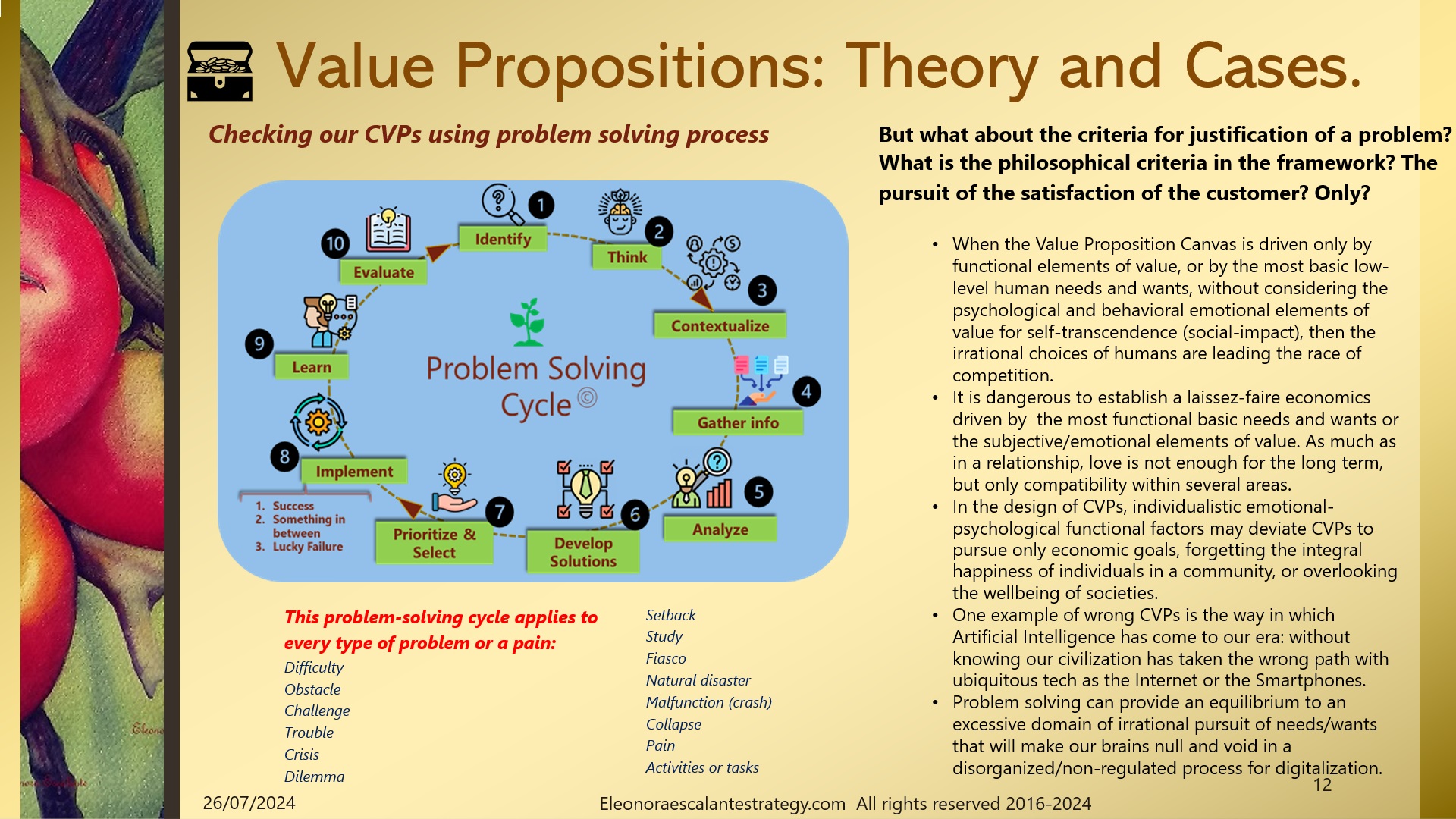 Value Propositions: Theory and cases. Episode 23. Strategic Reflections ...